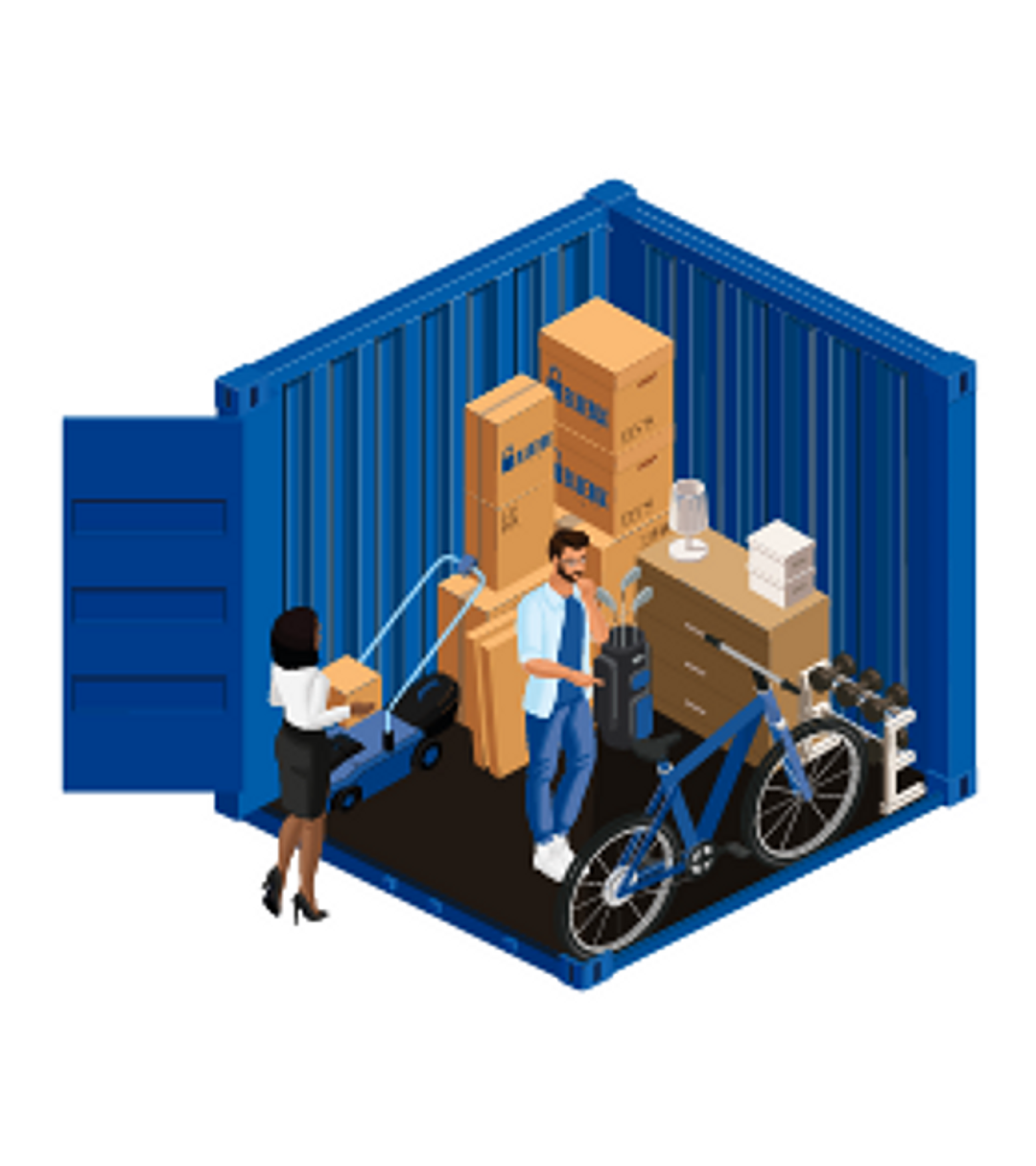 10ft Storage Container North East | Bluebox Storage